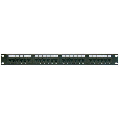 Circuit-Test 100-624 19" CAT5E 24 Outlets, 1.75" H