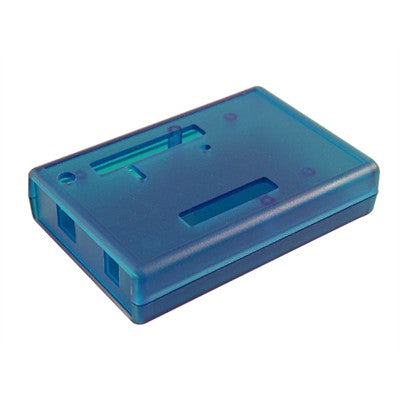 Hammond 1593HAMUNOTBU Enclosure for Arduino Uno - Translucent Blue