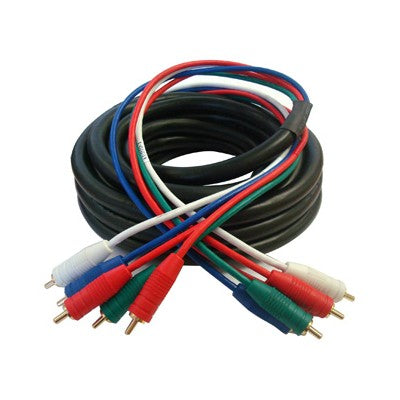 Circuit-Test 212A-0540 5-RCA Plugs to 5-RCA Plugs - Deluxe Gold, 40ft