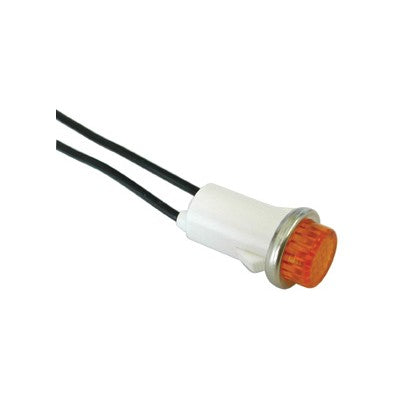 Mode 55-497-1 24VDC Indicator Light - Raised Amber Lens