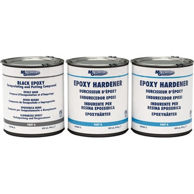 MG Chemicals 832B-3L Encapsulating & Potting Black Epoxy Kit, 2.55L