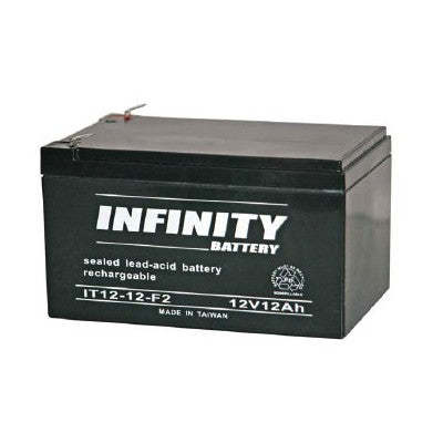 Infinity BT-12V12 12 Volt - 12Ah Rechargeable SLA Battery
