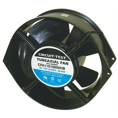Circuit-Test CFA11515055HB Fan 115VAC, 150mm x 55mm, 230 CFM, Ball bearing
