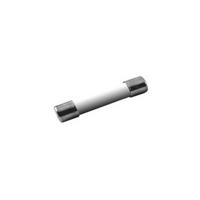 NTE Electronics 74-6SC12A-B Ceramic Slow Blow Fuse - 6.3x32mm 12 Amp, Pkg/5