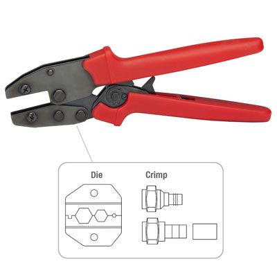 Platinum Tools PLT-16506C ERGO CRIMP TOOL 9" TNC/F