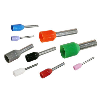 105-820-100 Insulated Wire Ferrule - 20AWG, Blue, Pkg/100