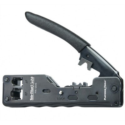 Platinum Tools PLT-12516C Tele-Titan XG v2.0, Cat6A/10Gig Crimp Tool