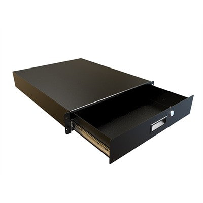 RDRW1900322BK1 Locking Storage Drawer, 2U, 3.5"H, 22.25"D | Active Tech ...