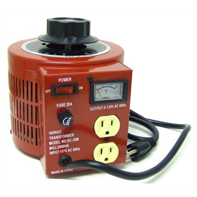 SC-20M Variac with Meter - 20A, 2000 Watt | Active Tech Canada