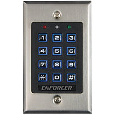 Seco-Larm SK-1131-SPQ Digital Access Control Keypad, 120 Users, 3 Relay Outputs